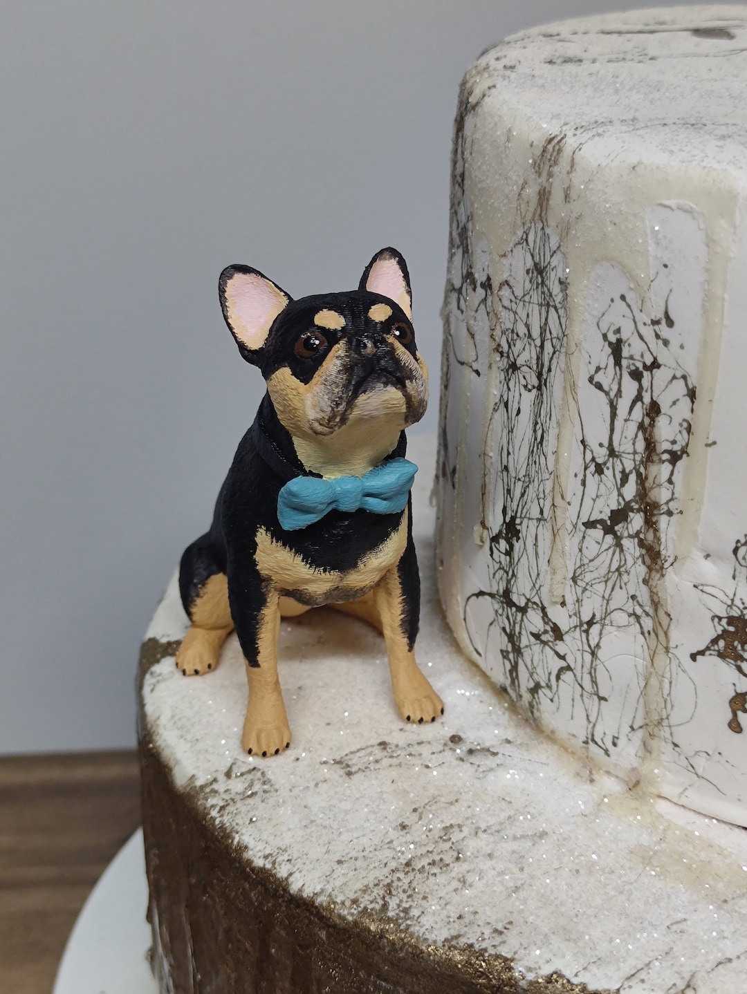 Custom French Bulldog Cake Topper - Dog Cake Topper - Personalized ...