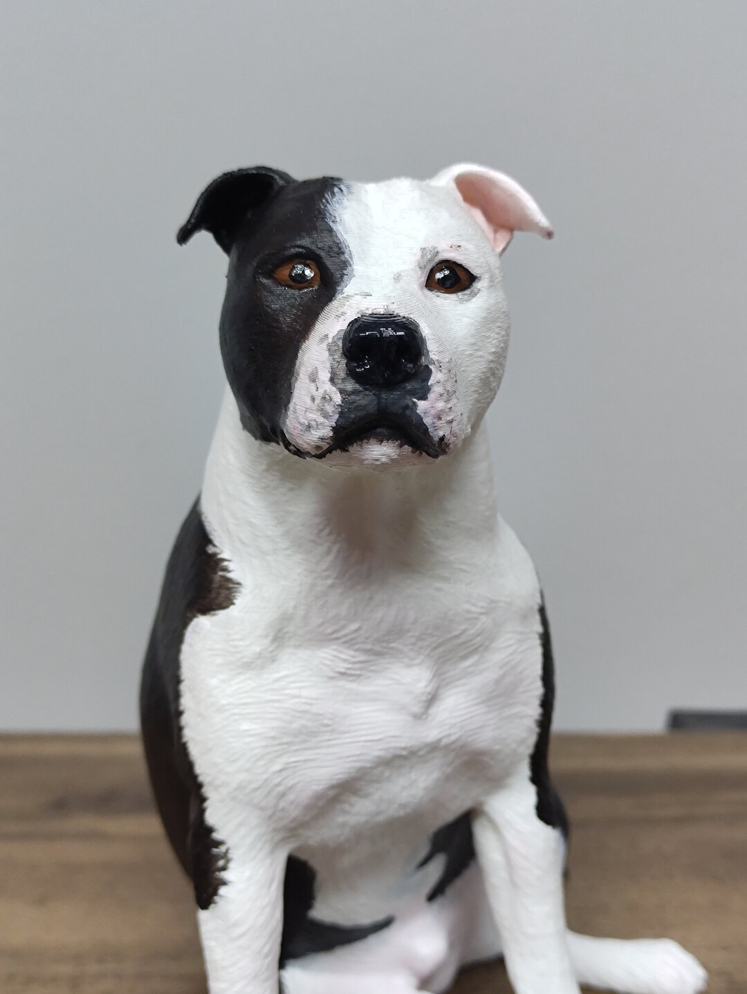 Personalized Dog Statue - Custom Staffordshire Bull Terrier Figurine - Etsy