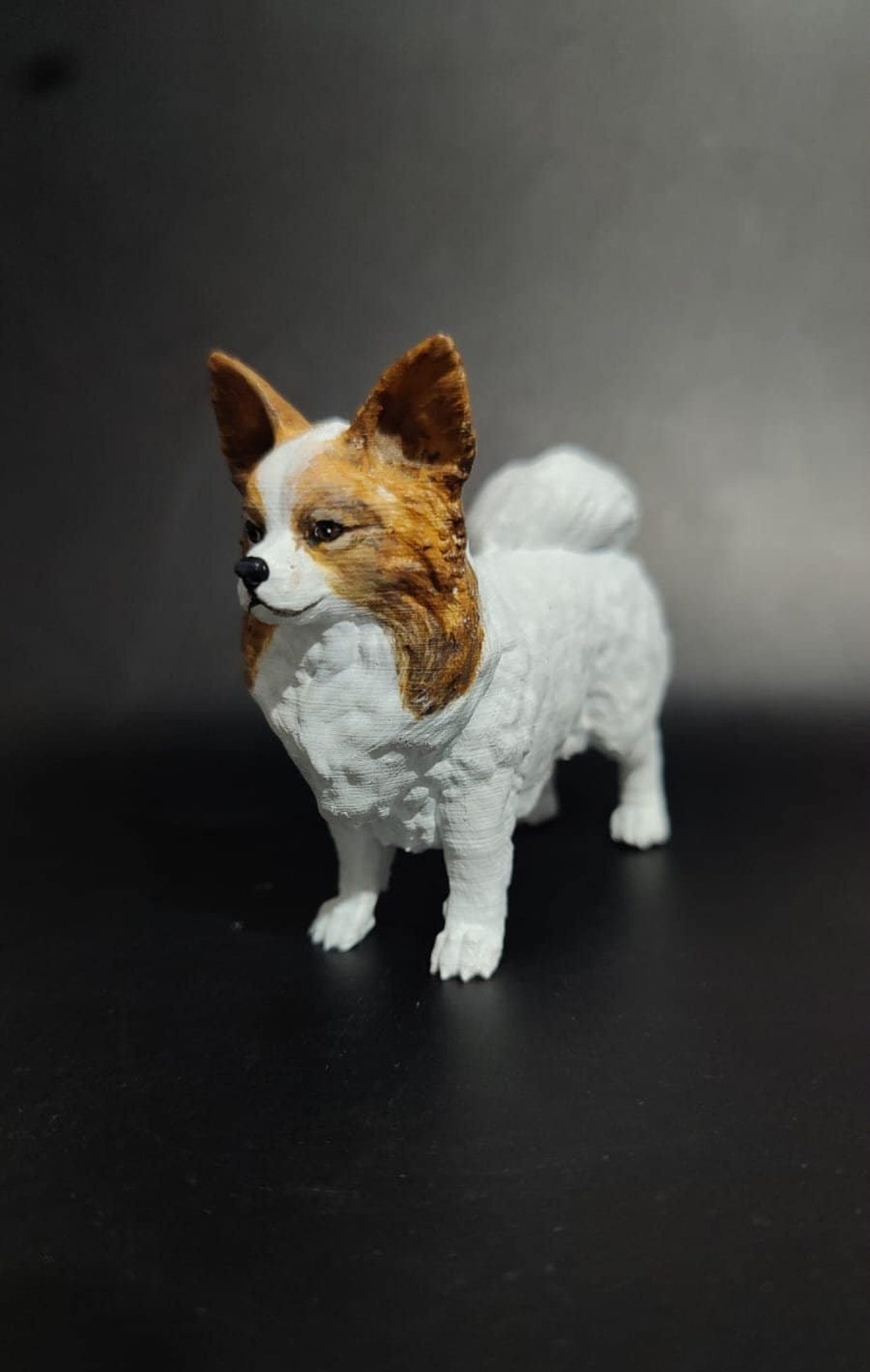 Custom Papillon Dog Statue – Personalized Pet Memorial, Cake Topper - Etsy