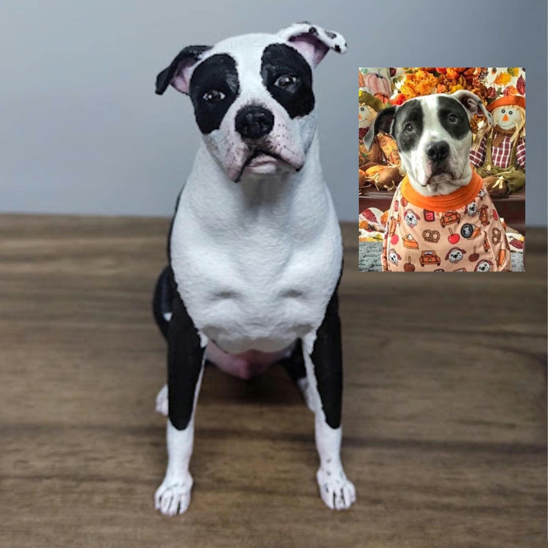 Realistic Pitbull Terrier: Wedding Cake Topper - Etsy