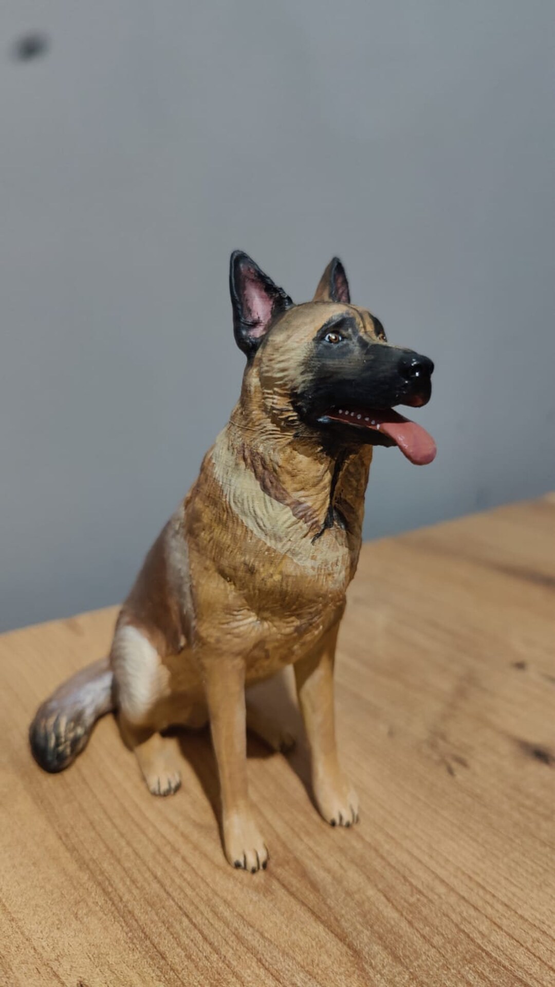 Personalized German Shepherd Figurine – Handmade 3D Pet Statue, Cake ...