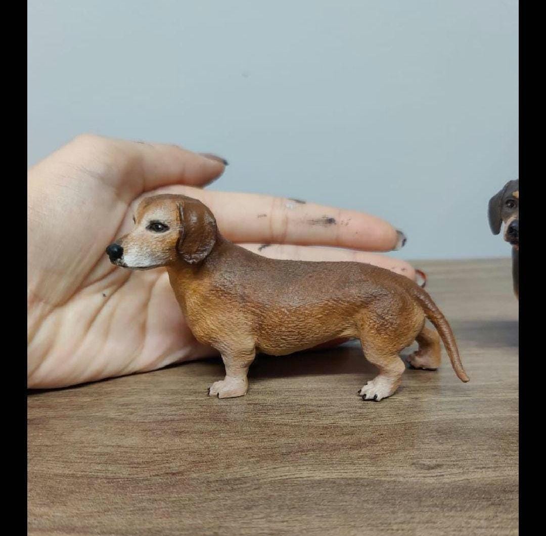 Custom Mini Dachshund Statue - Personalized Dog Statue - Handmade ...