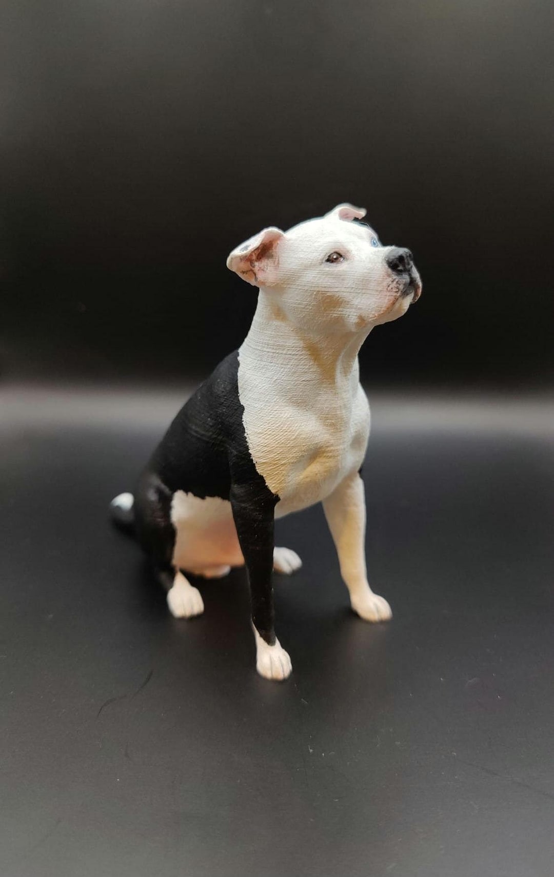 Custom Pitbull Dog Figurine – Personalized Pet Memorial, Cake Topper - Etsy
