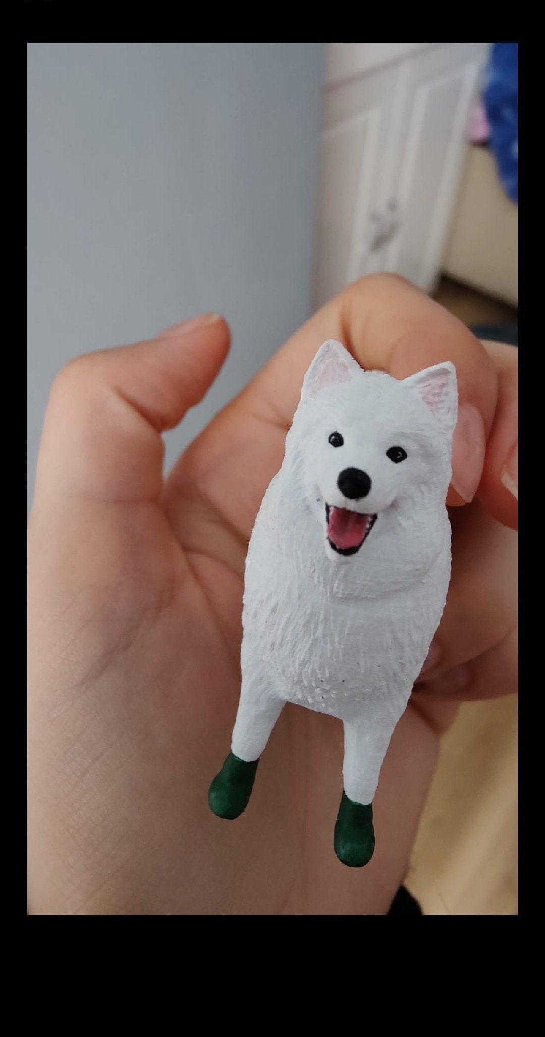Samoyed - Personalized Painting Service - Samoyed Statue - Dog Statue ...