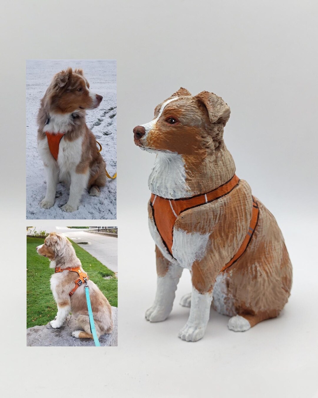 Unique Australian Shepherd Dog Gift – Personalized Hand-painted ...