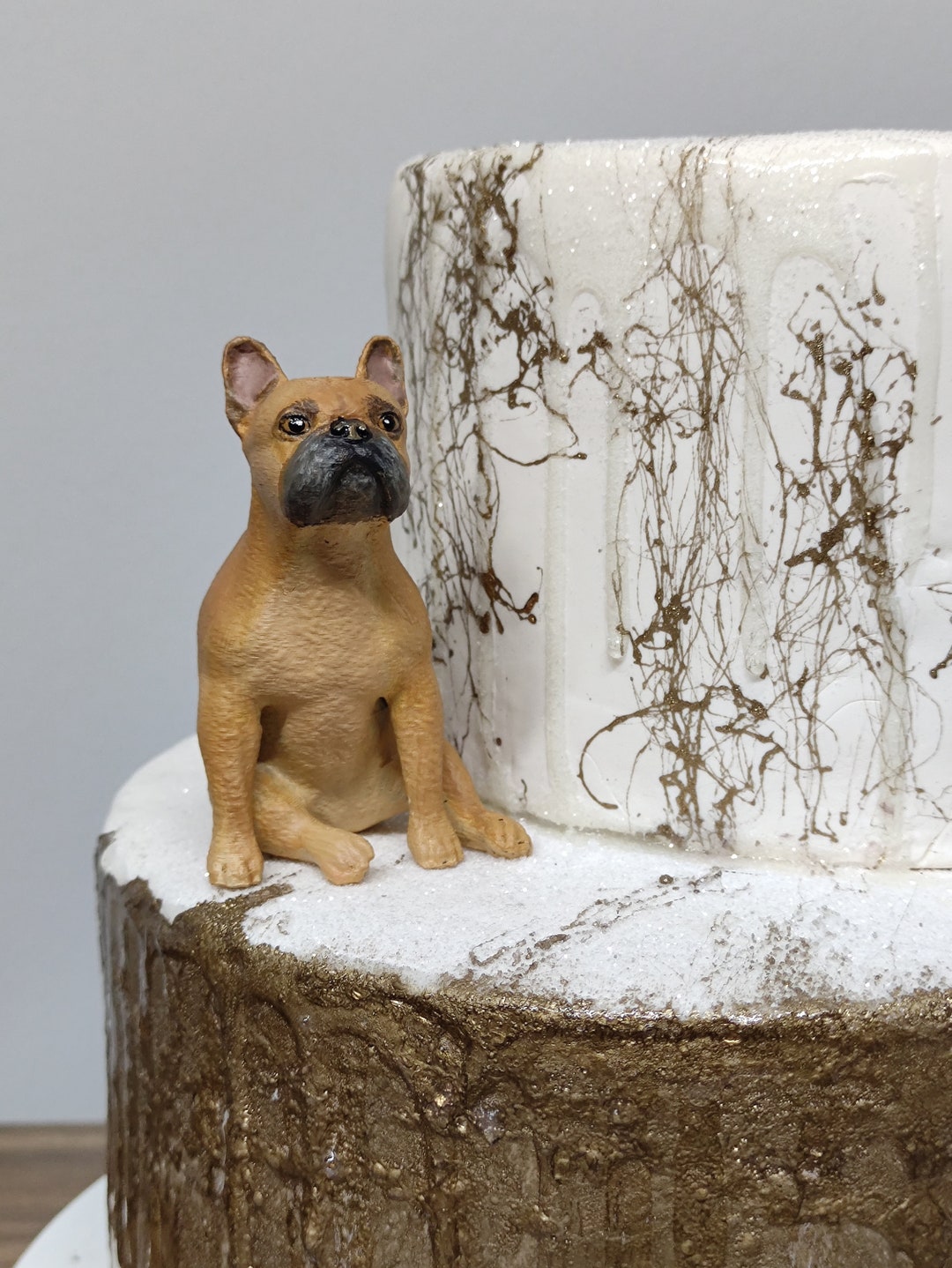 Personalized French Bulldog Cake Topper - Personalized Painting Service ...
