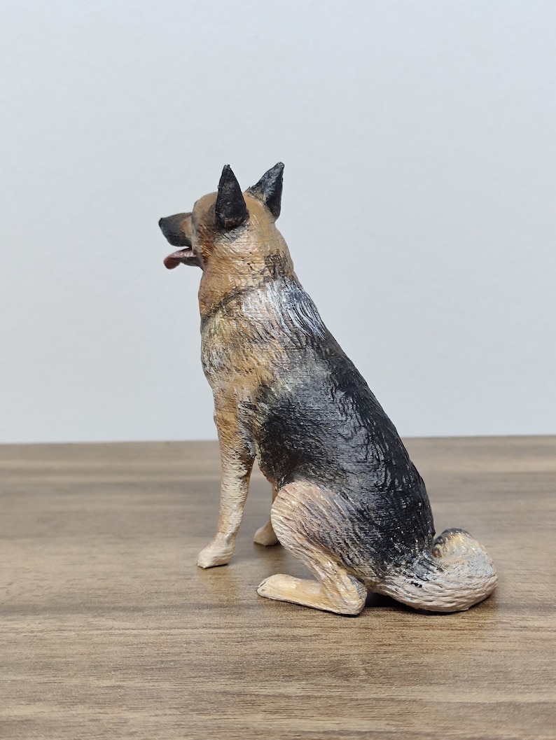 Custom German Shepherd Figurine – Personalized Pet Statue, Dog Memorial ...