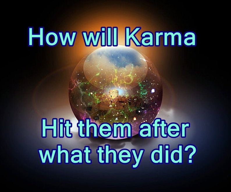 How Will Karma Hit Them After What They Did Tarot Reading | Etsy