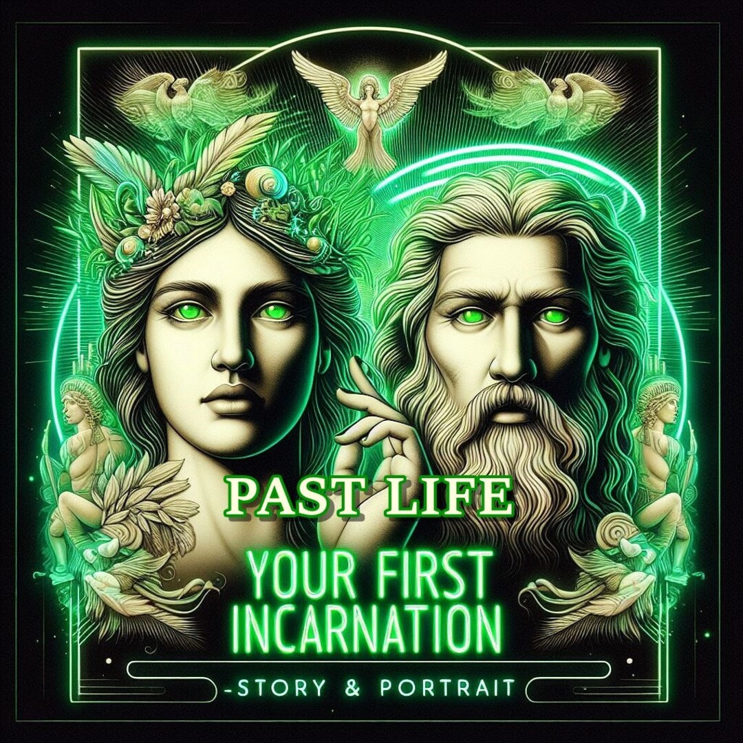 Past Life Reading and Intuitive Portrait of Your First Incarnation | One Day Digital Delivery - Etsy