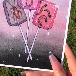 Bug Lollipops 5 X 7 Print - Etsy