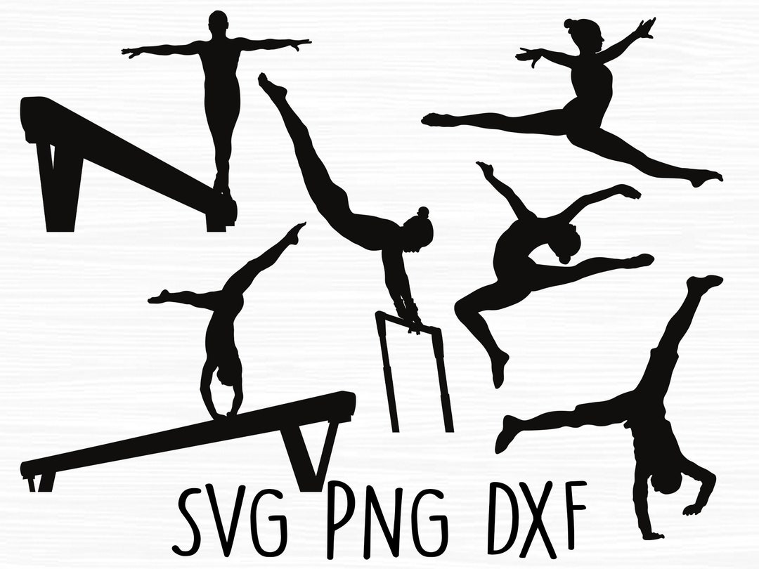 Gymnastics Svg Bundle Gymnastics Svg Gym Svg Acrobatics - Etsy
