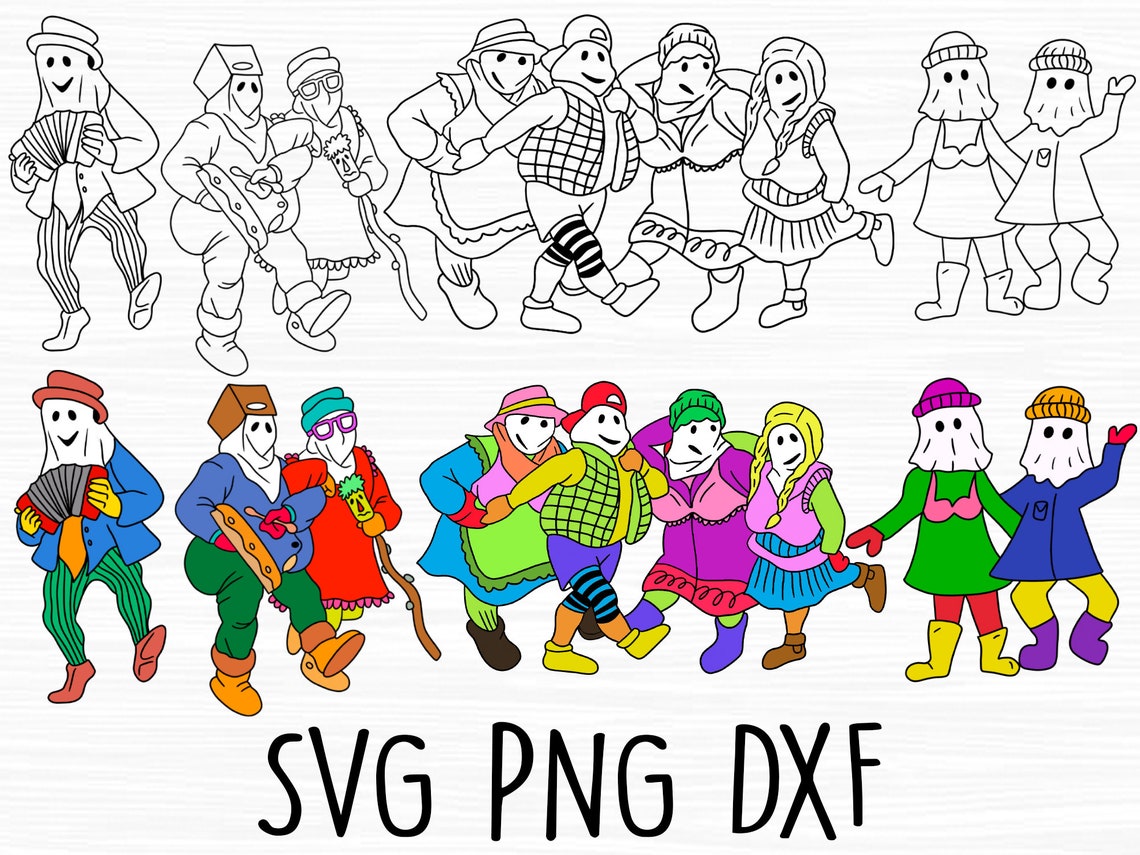 Mummers Svg Mummer Svg Christmas Svg Newfoundland Mummers - Etsy Canada