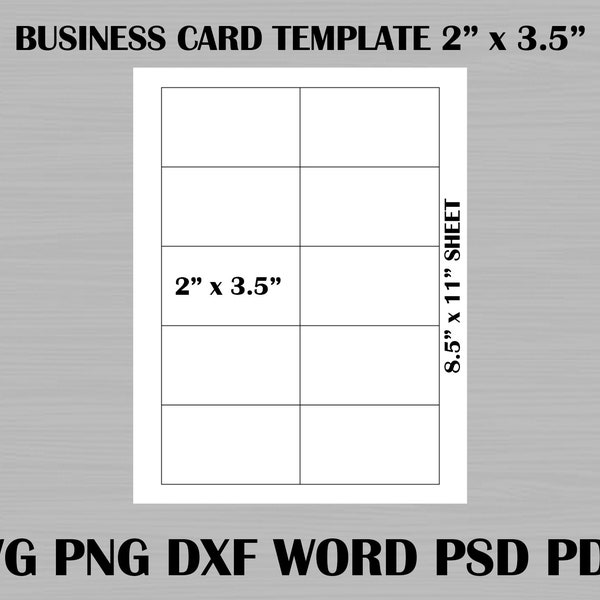 Small Business Business Card Template - Etsy