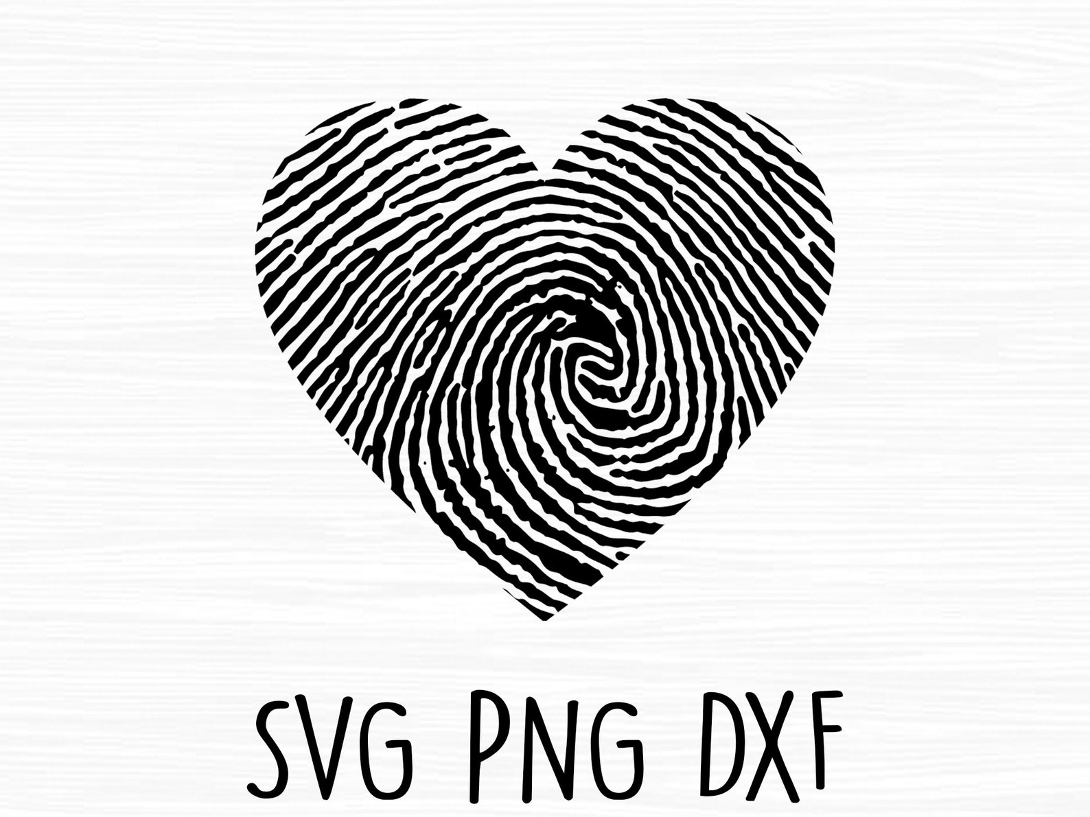 Heart Svg Heart Fingerprint Svg Fingerprint Heart Svg - Etsy Israel