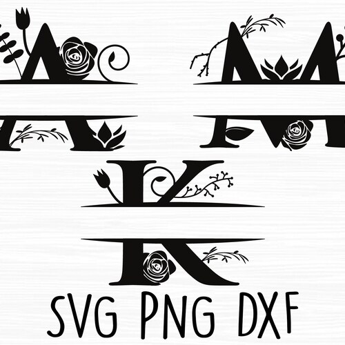 Fancy Monogram Letters SVG Cut Files for Cricut Fancy - Etsy