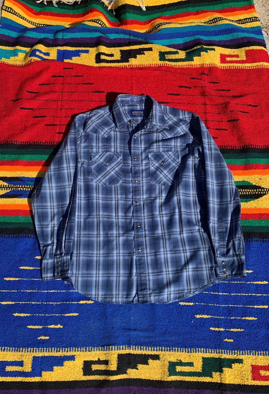 Pendleton Western Frontier Snap Shirt, Frontier Shirt, Plaid Shirt - Etsy