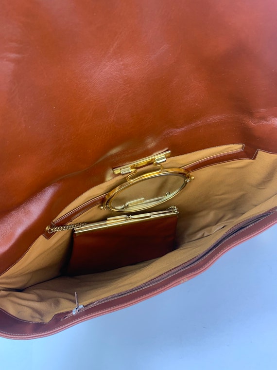 Vintage Lou Taylor Envelope Clutch - Gem