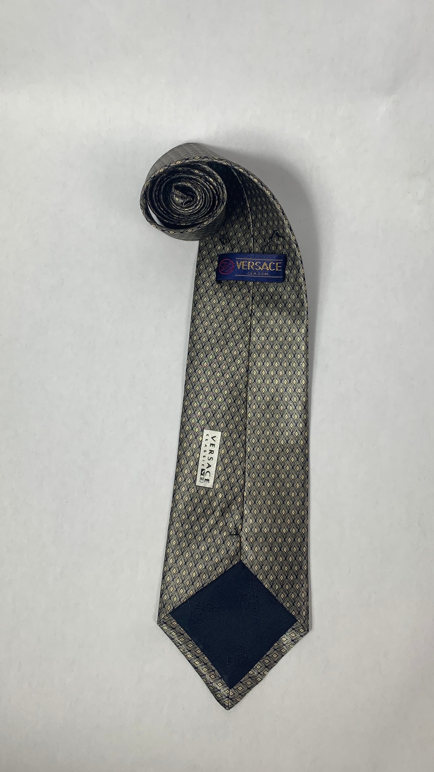 Vintage Versace Classic V2 Necktie, Designer Necktie, Handmade Tie - Etsy