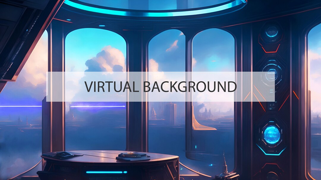 Virtual Backgrounds | Cloud | Office Background | Backdrop - Etsy