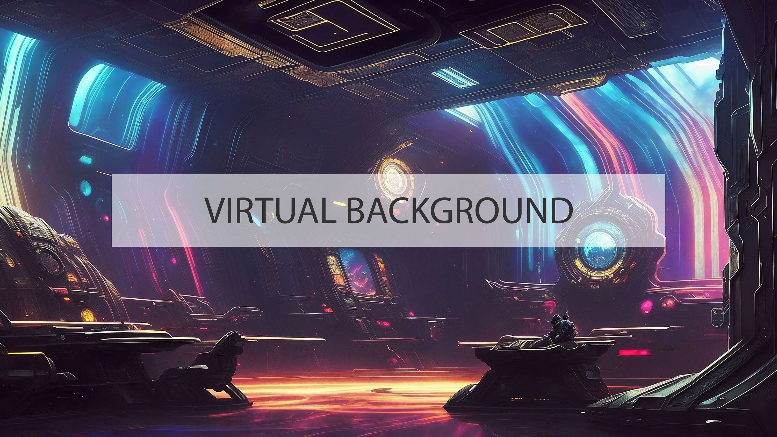 Virtual Backgrounds Space Office Background Backdrop - Etsy