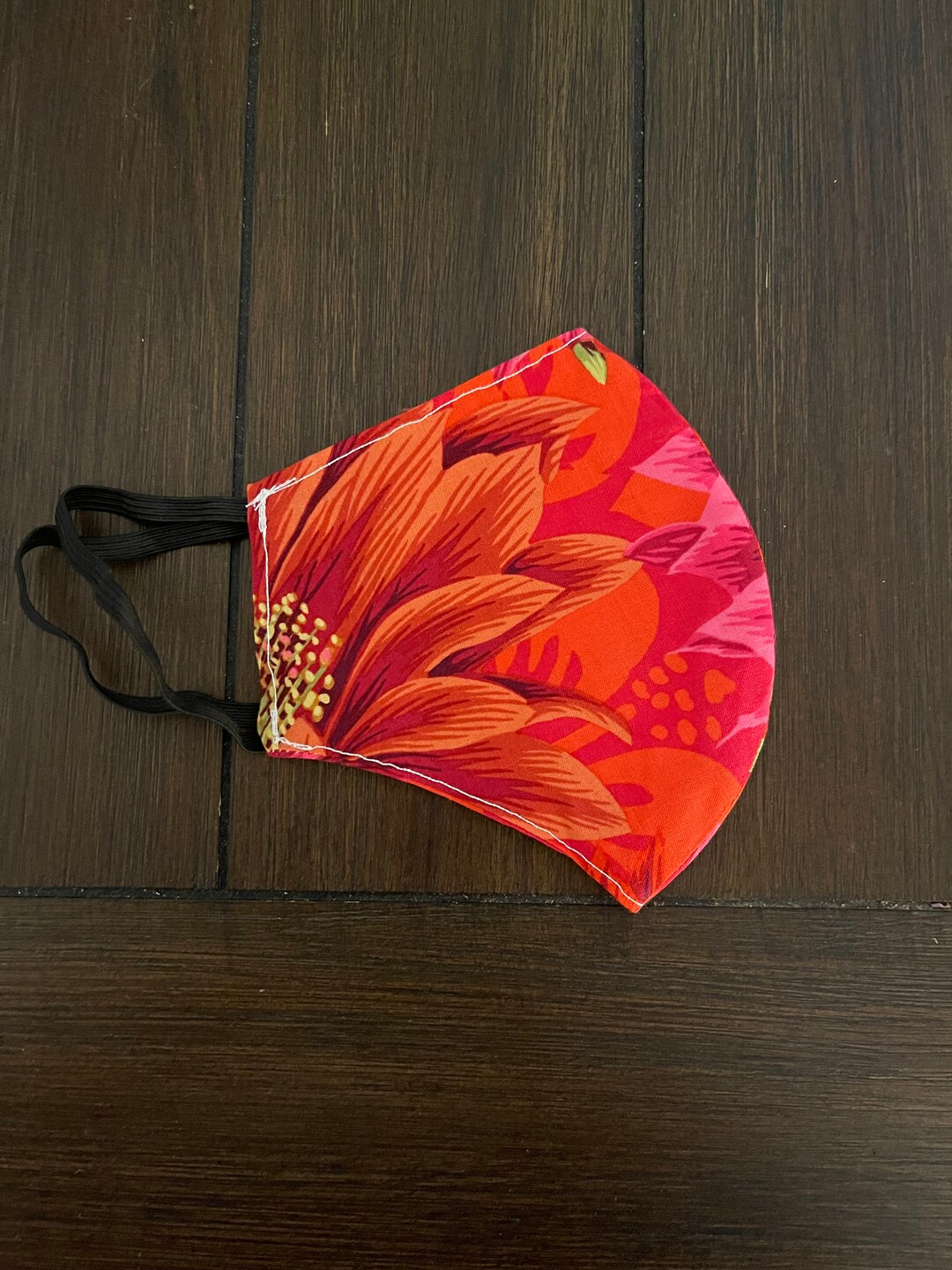 Colorful Floral Mask - Etsy