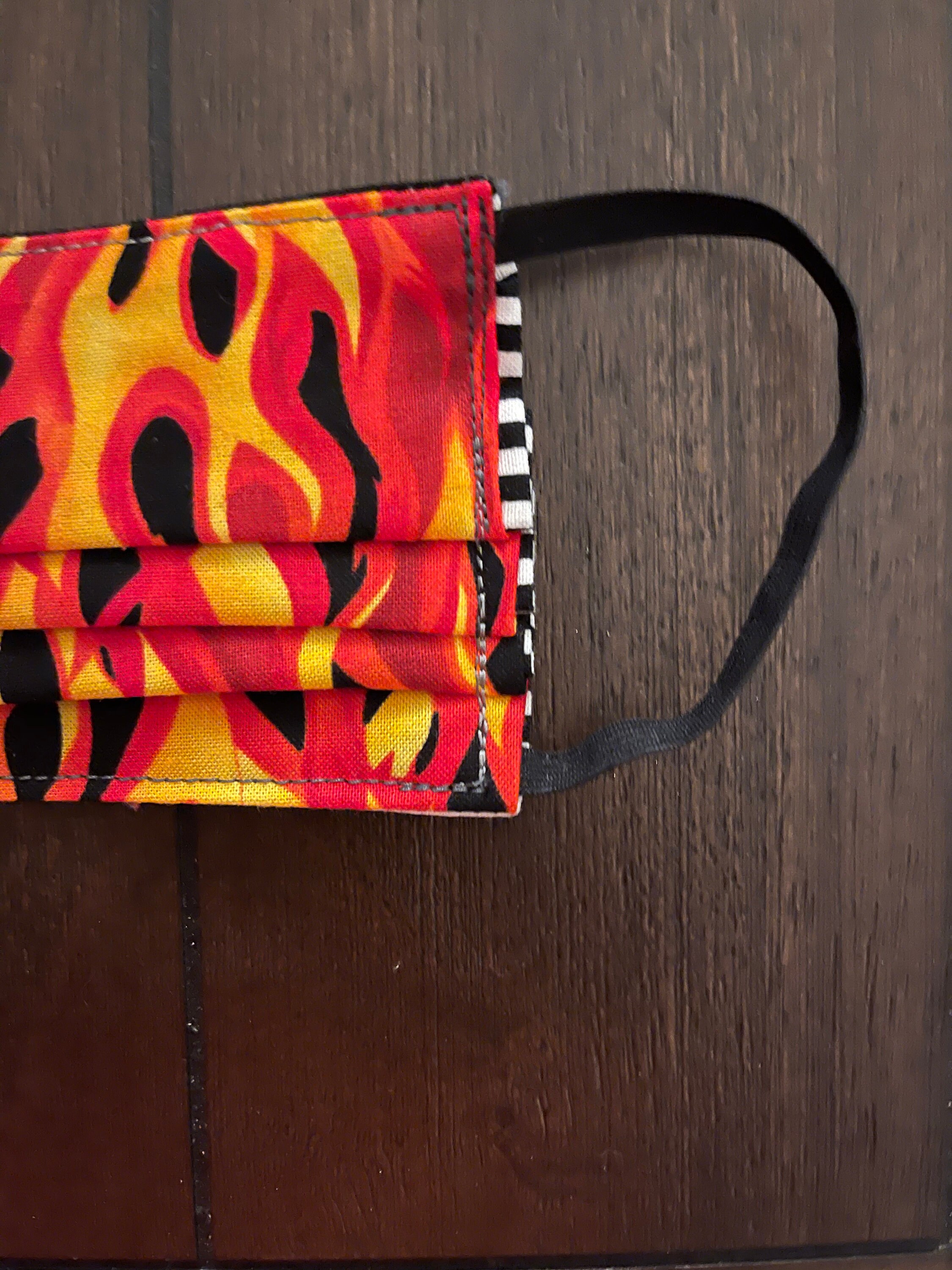Flame Design Child Mask - Etsy