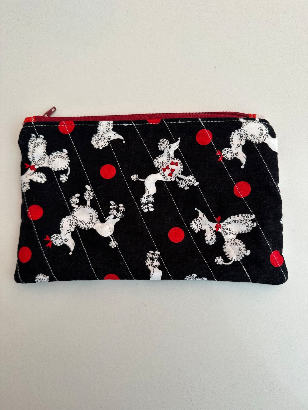 Quilted Poodle Coin Purse - Etsy