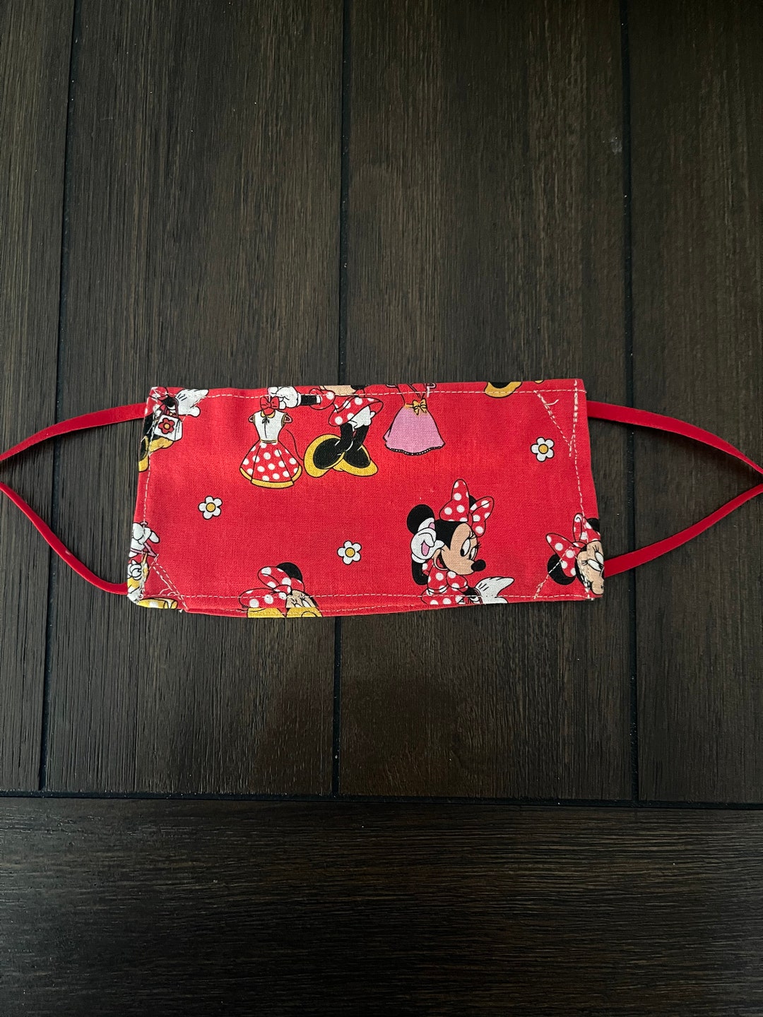 Minnie Mouse Design Child Mask - Etsy