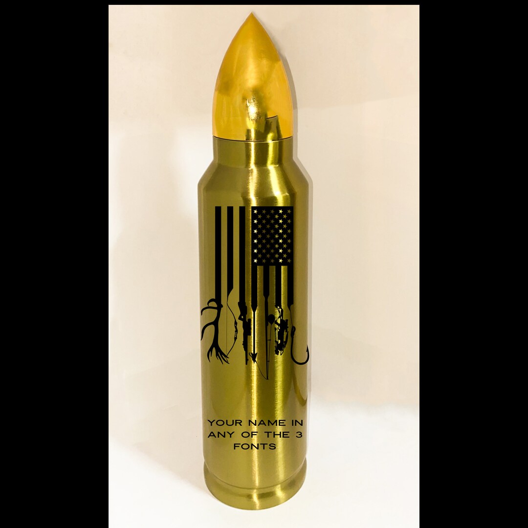 Custom Bullet Tumbler, Cup, Military, Manly, Boyfriend Gift, Husband ...