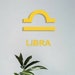 Libra Zodiac Sign Wall Decor - Etsy