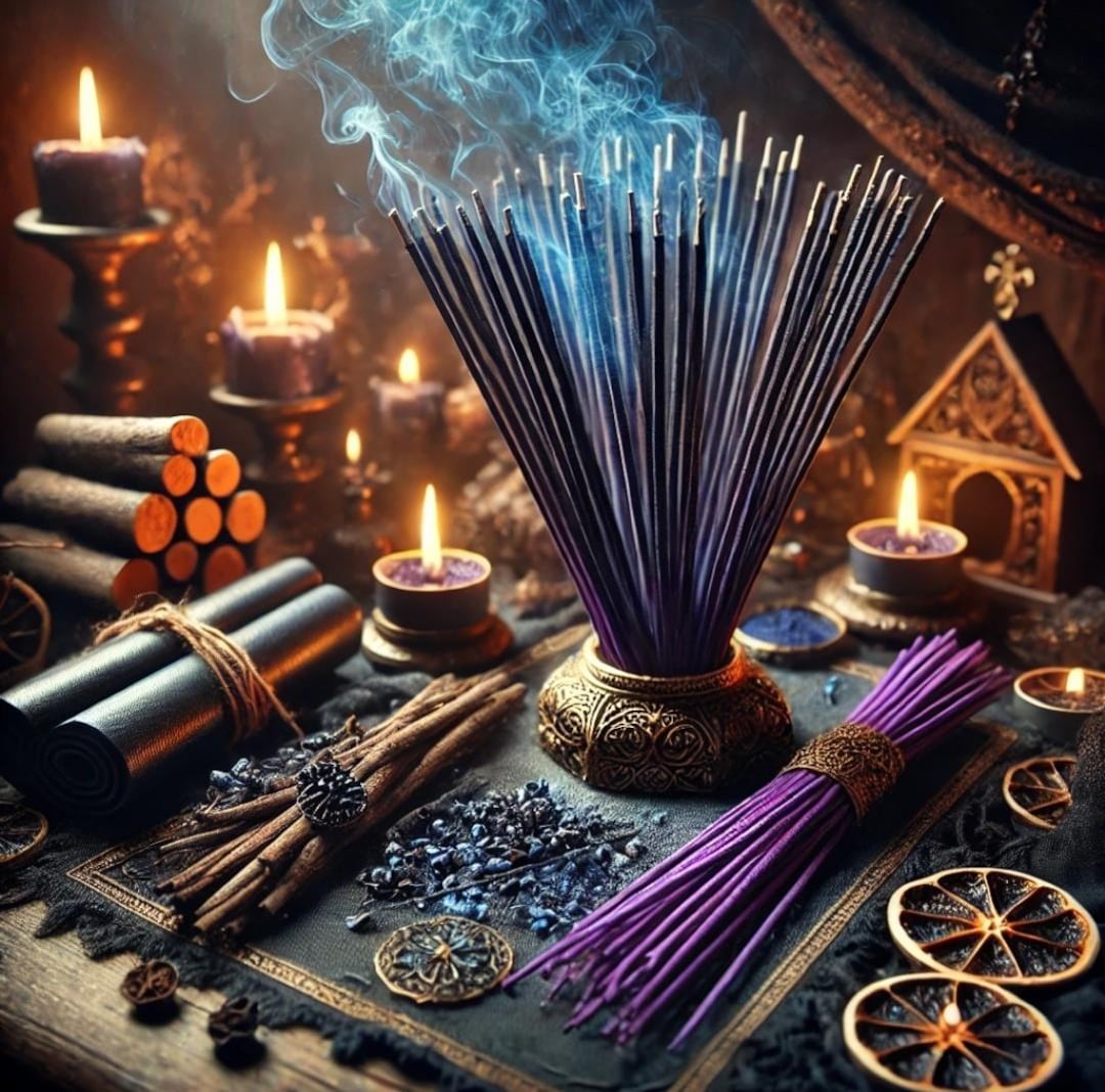 Jupiterian Cedar Leather Incense Sticks Handmade for Jupiter Rituals ...