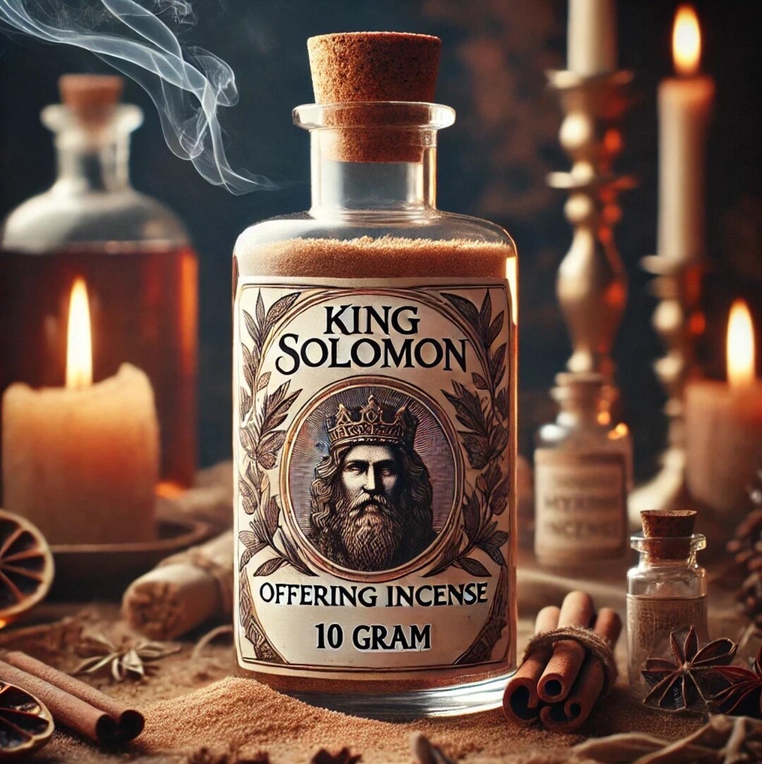 King Solomon Offering Incense. Incense to Invoke King Solomon and Seek ...