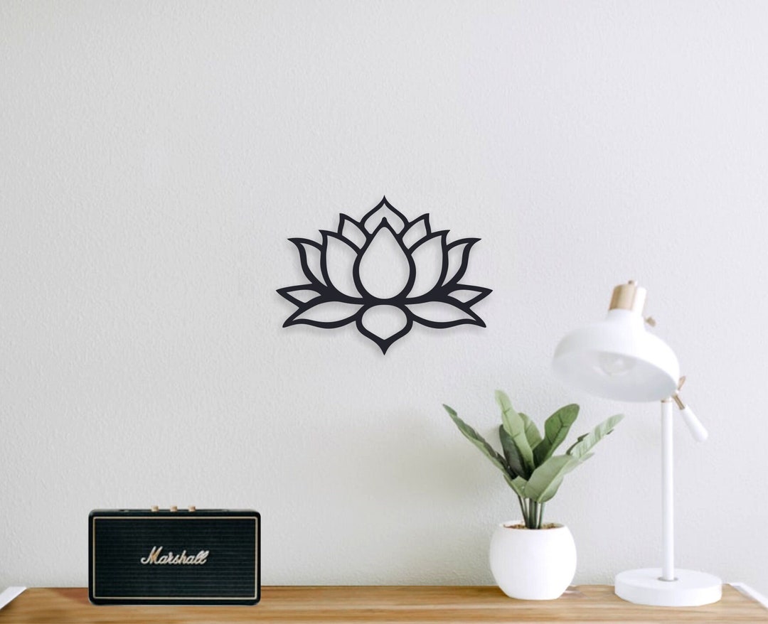 Lotus Flower Wall Decor - Etsy