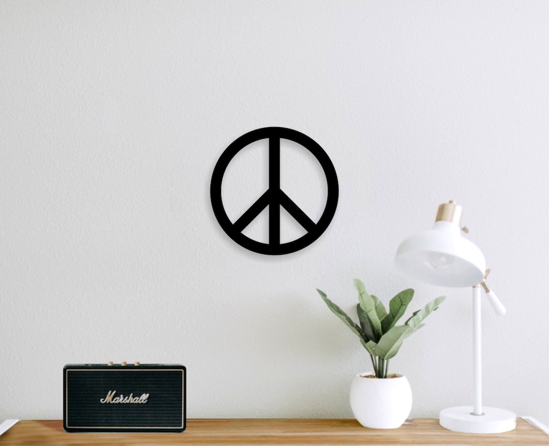 Peace Sign Wall Decor - Etsy