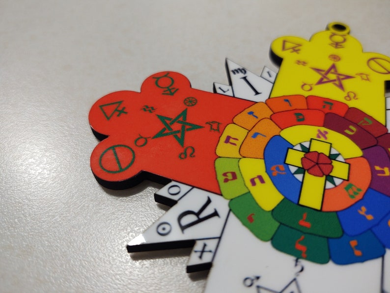 Golden Dawn Rose Cross Lamen - Etsy