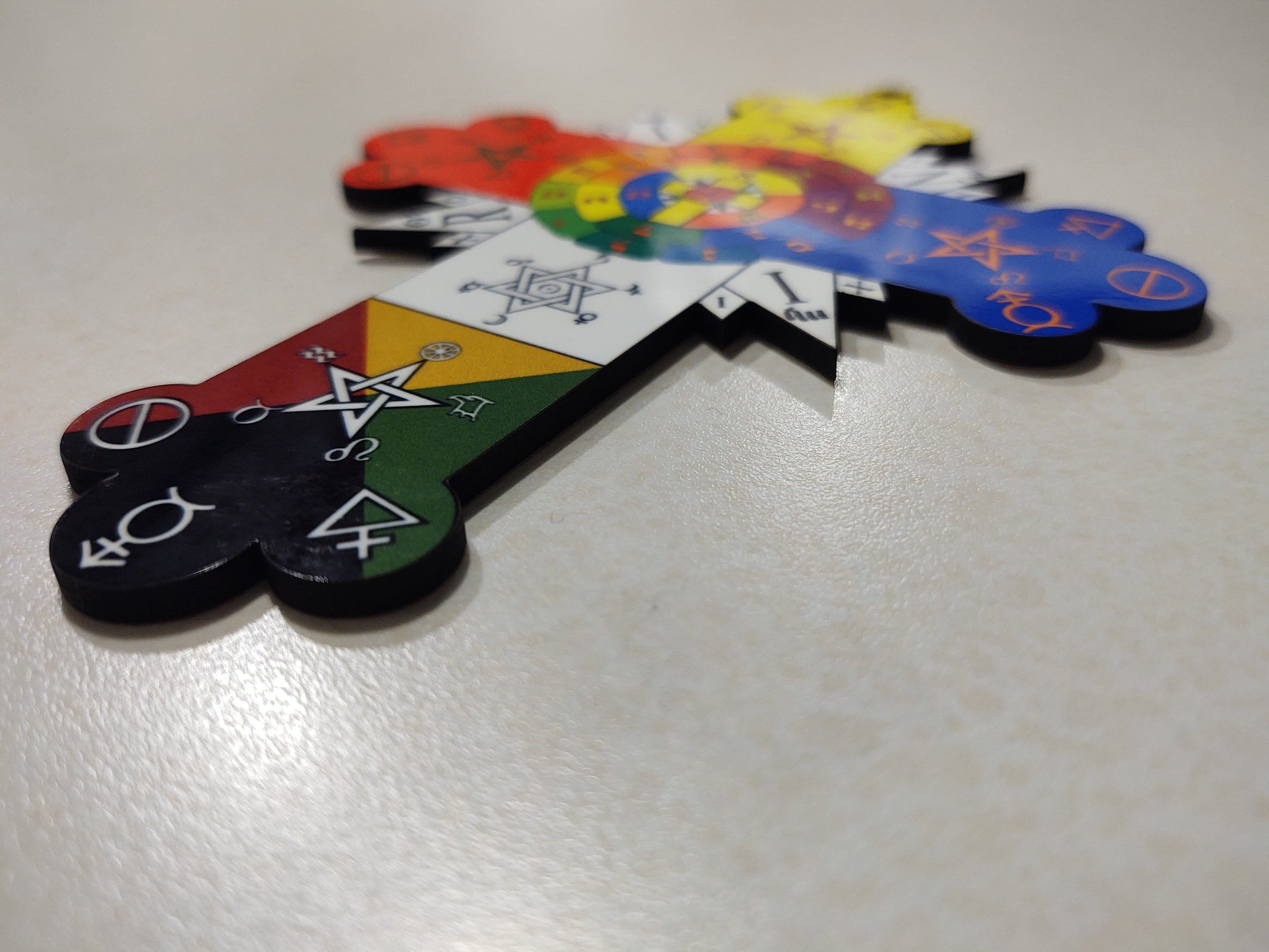 Golden Dawn Rose Cross Lamen - Etsy Canada