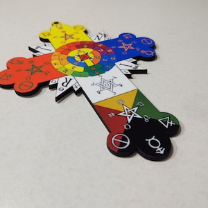 Golden Dawn Rose Cross Lamen - Etsy