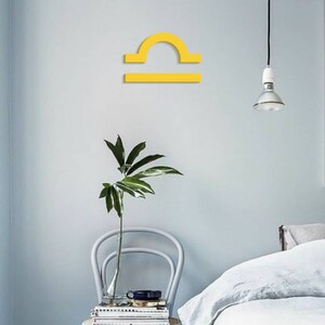 Libra Zodiac Sign Wall Decor - Etsy