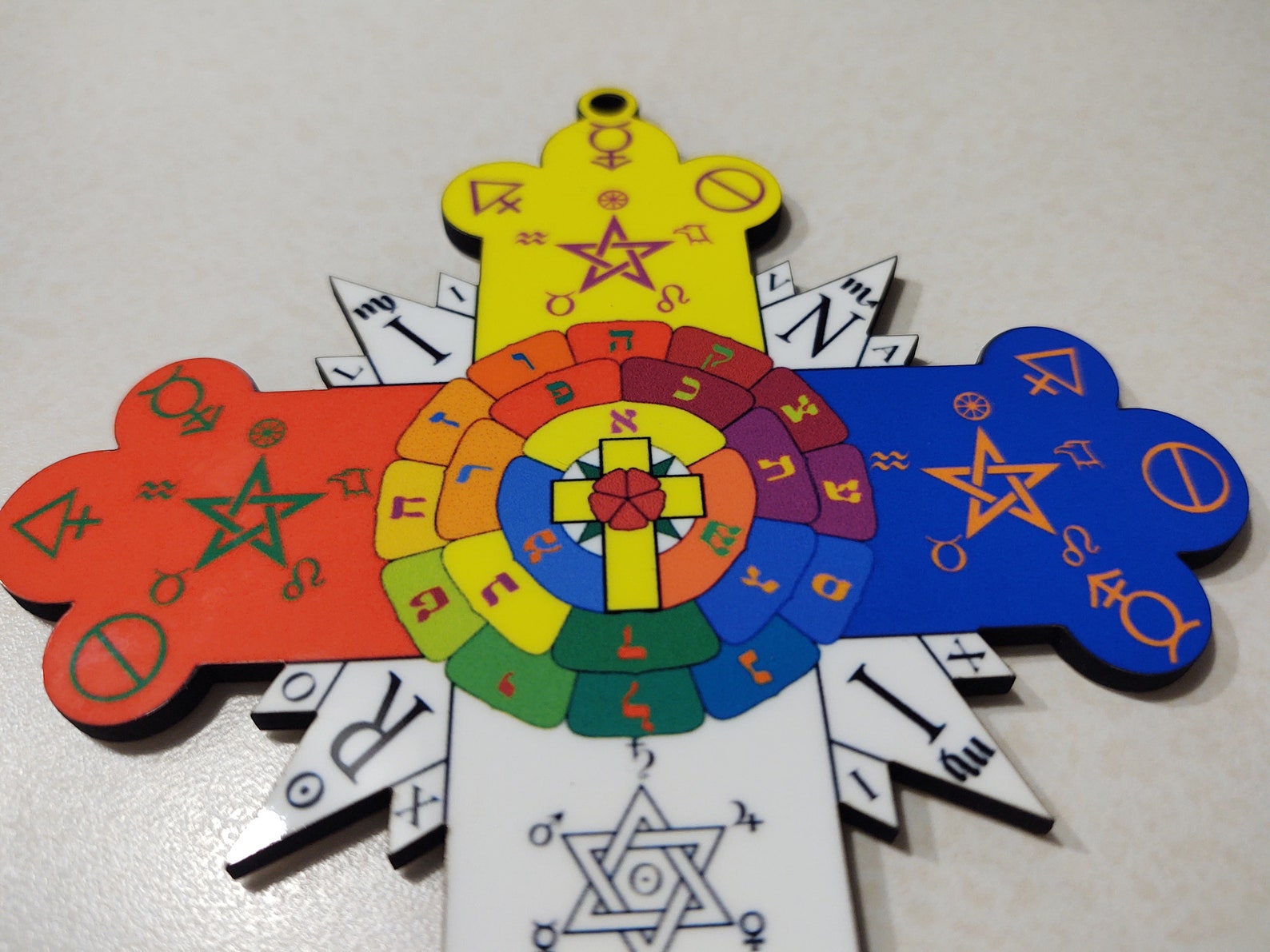 Golden Dawn Rose Cross Lamen - Etsy