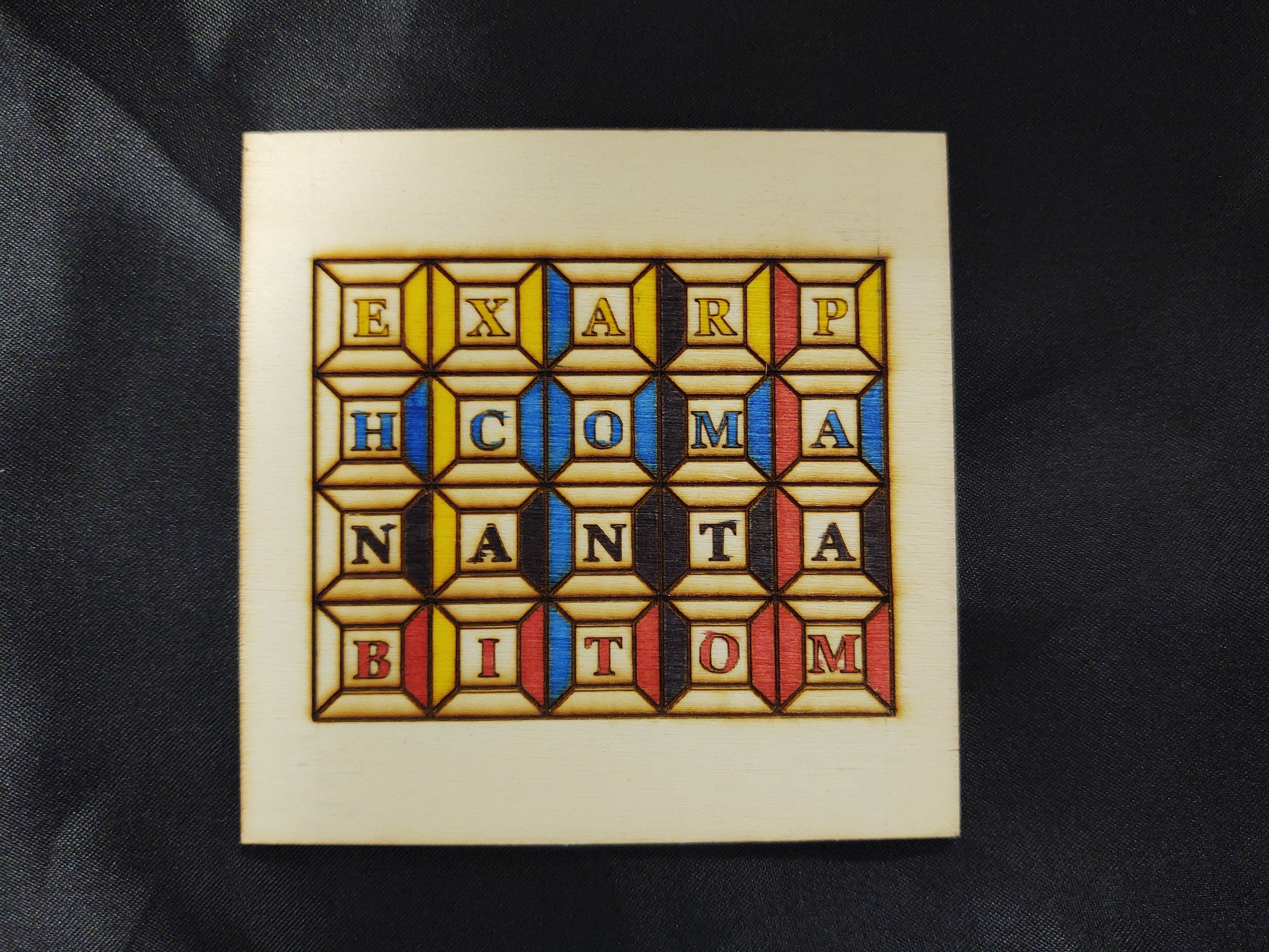 Enochian Tablets Enochian Elemental Tablet Of Union Etsy