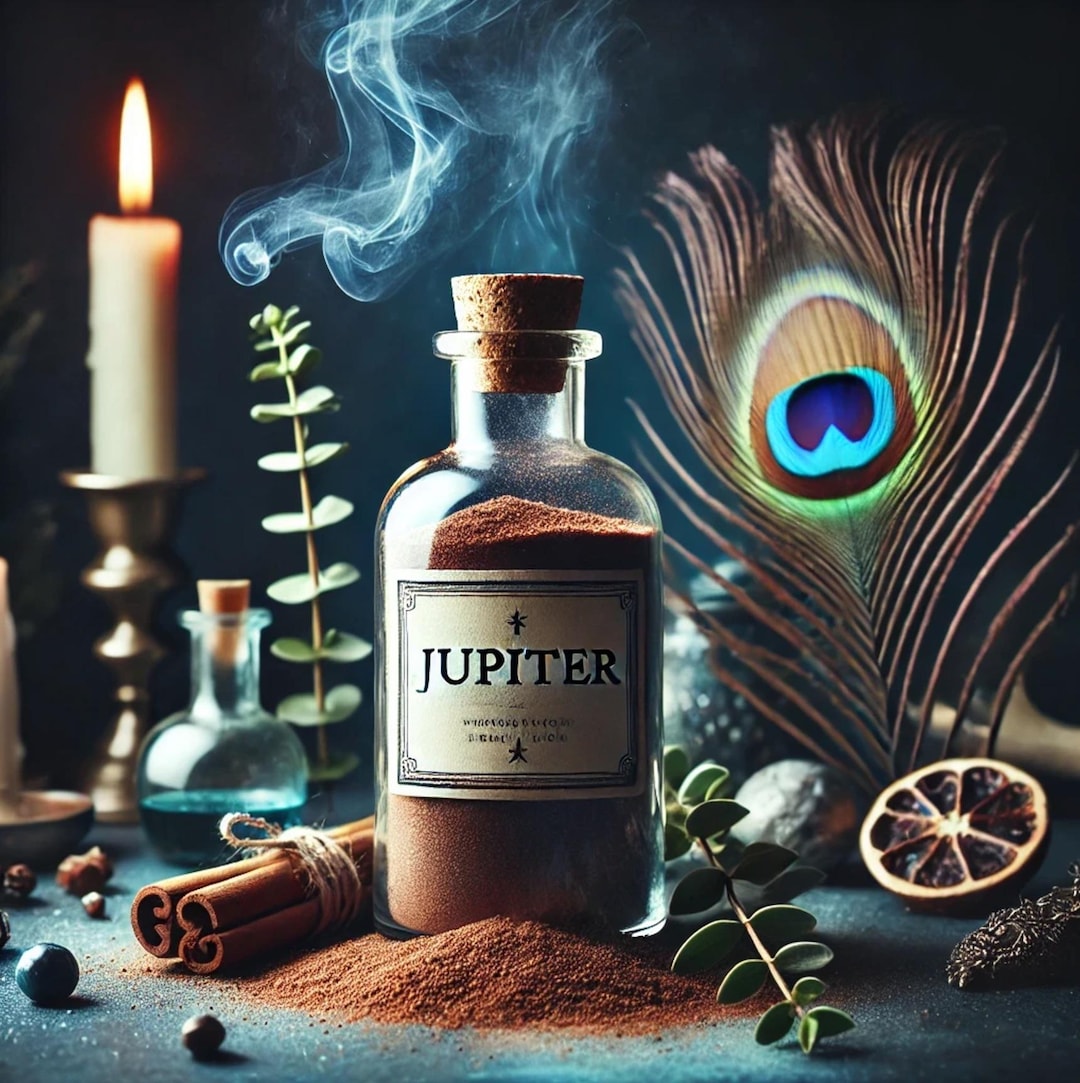 Offering Incense for Jupiter and Wealth Rituals. Based on the Recipe of ...