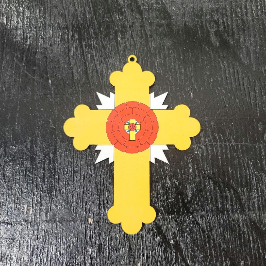 Golden Dawn Rose Cross Lamen - Etsy