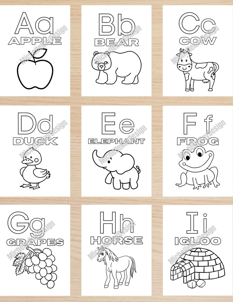 Printable Alphabet Coloring Pages, ABC Coloring Pages for Kids ...