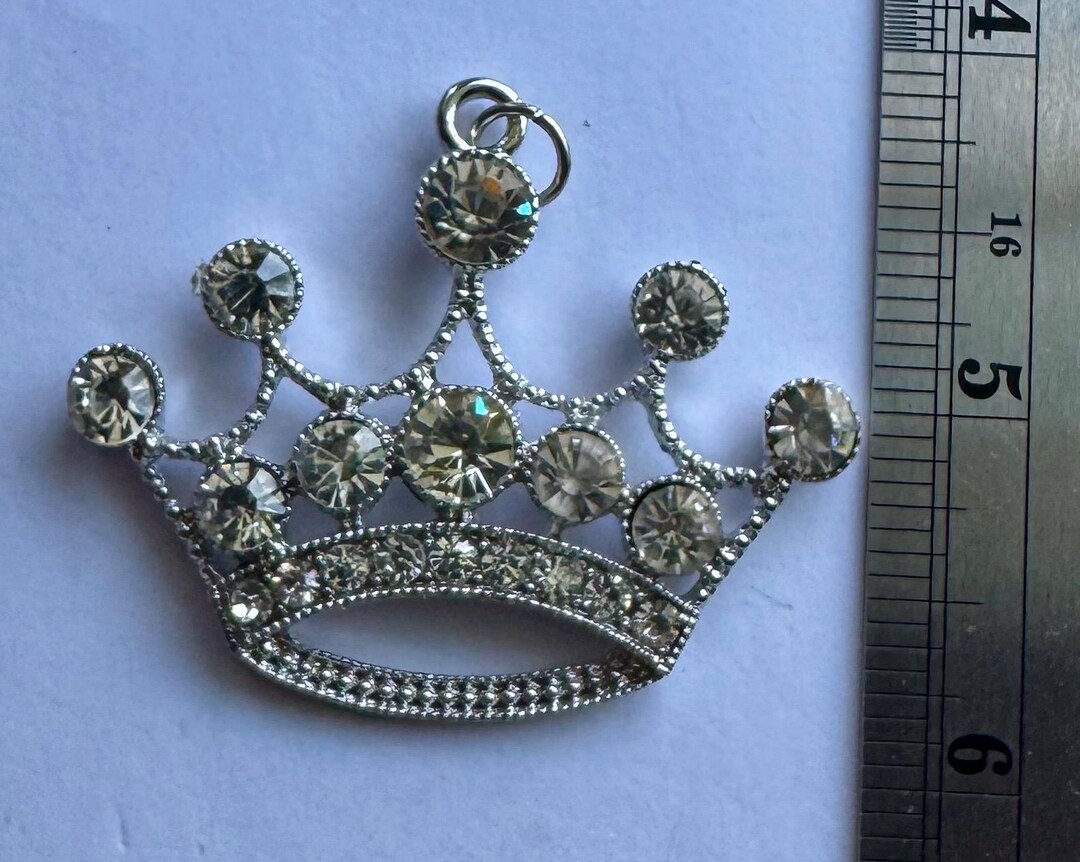Enamel Rhinestone Princess Tiara 50mm Zinc Alloy - Etsy