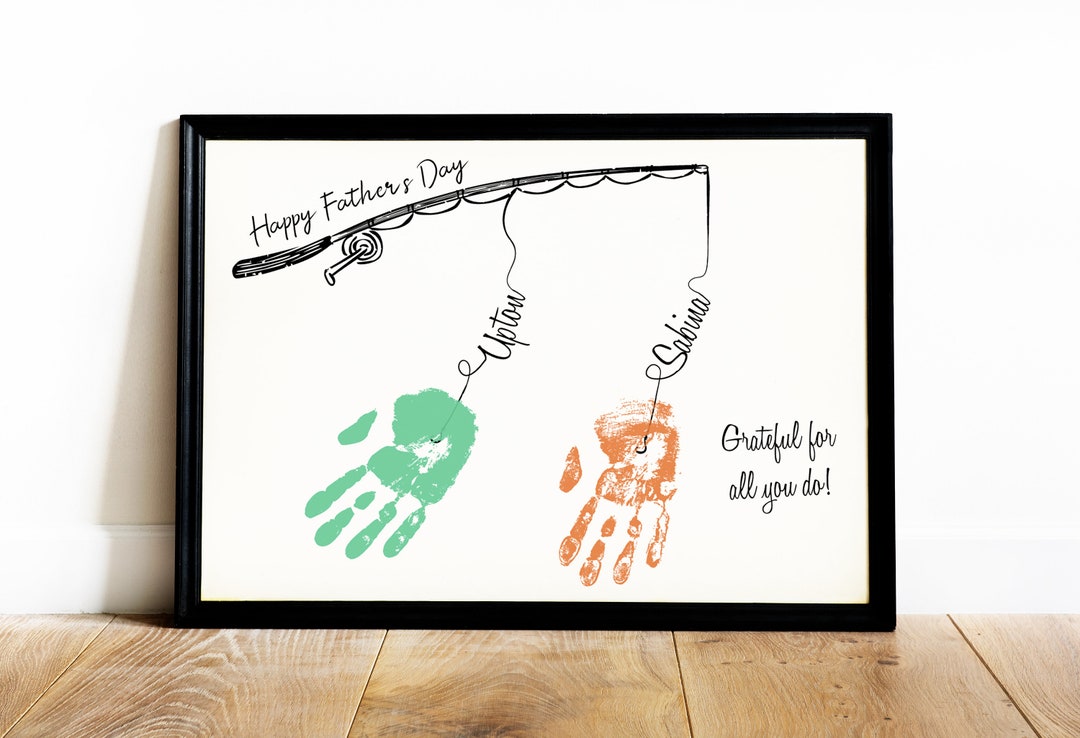 Personalized Happy Fathers Day, Fishing Gift for Dad, 1st Fathers Day ...