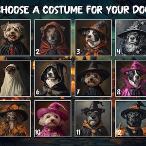 Royal Pet Portrait, Wizard Dog Portrait, Gothic Dog, Custom Halloween ...