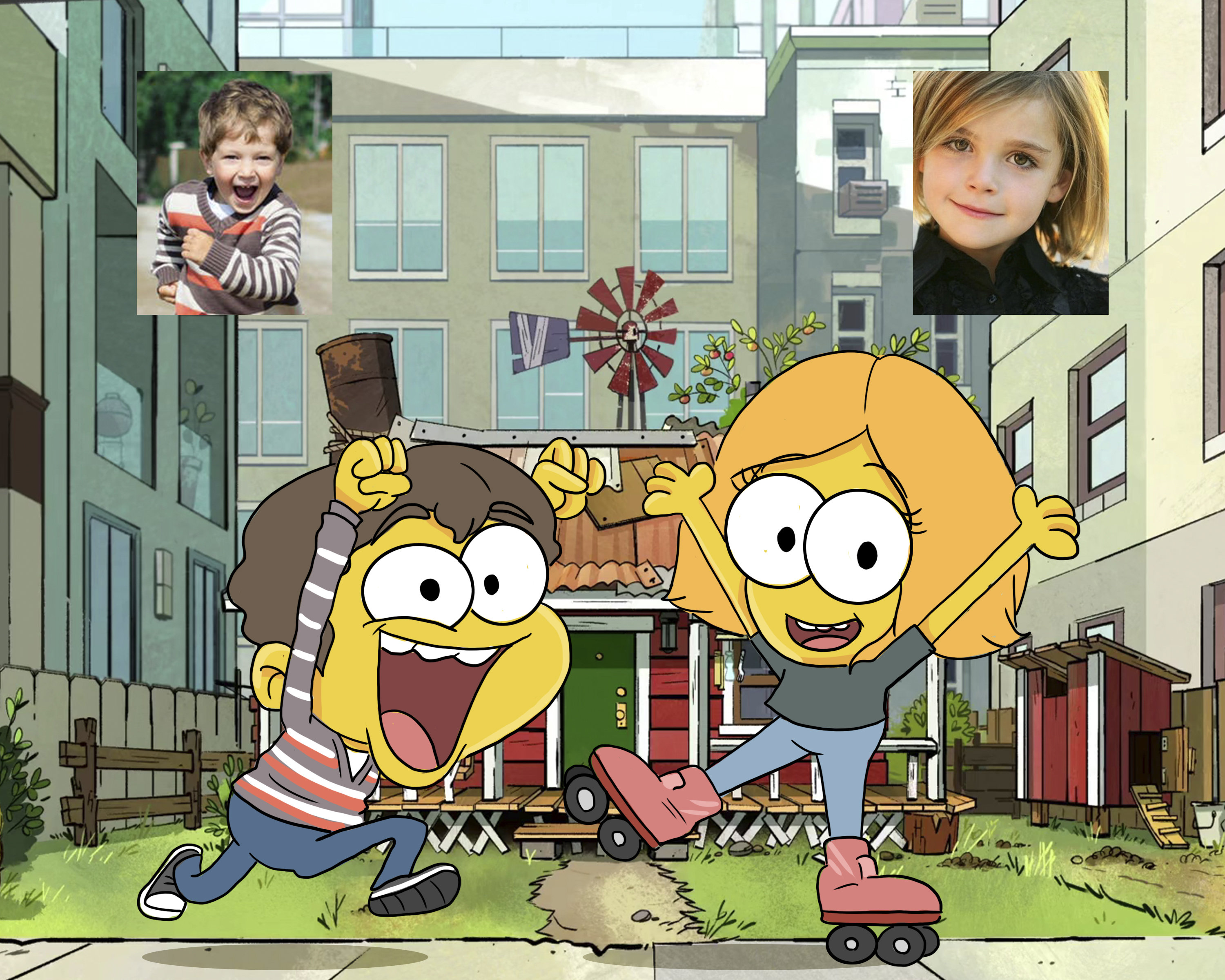 Big City Greens Family Portrait, Custom Big City Greens Portrait, Big ...