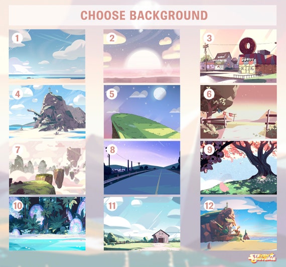 Art & Collectibles Digital Cartoon Steven Universe Style Cartoon TV ...