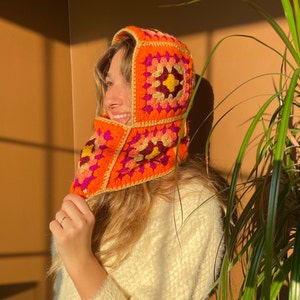 Crochet Colorful Balaclava for Women, 8 Different Colors Balaclava ...