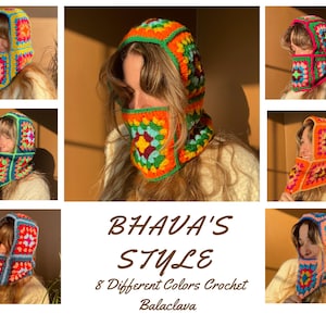 Crochet Balaclava, 8 Different Colors Unisex Balaclava, Mother's Day ...